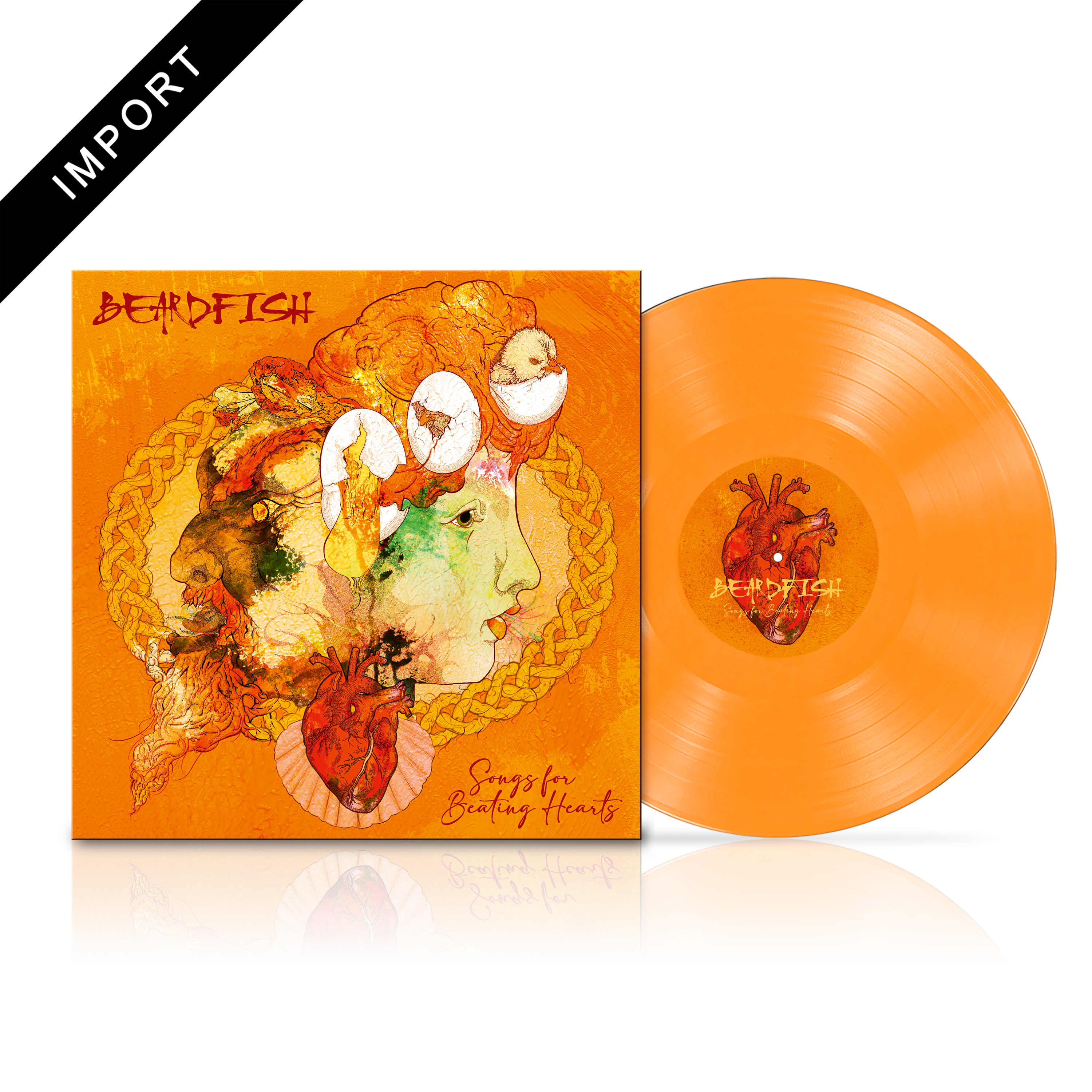 Beardfish - Songs For Beating Hearts - Transparent Orange, Vinyl LP ...