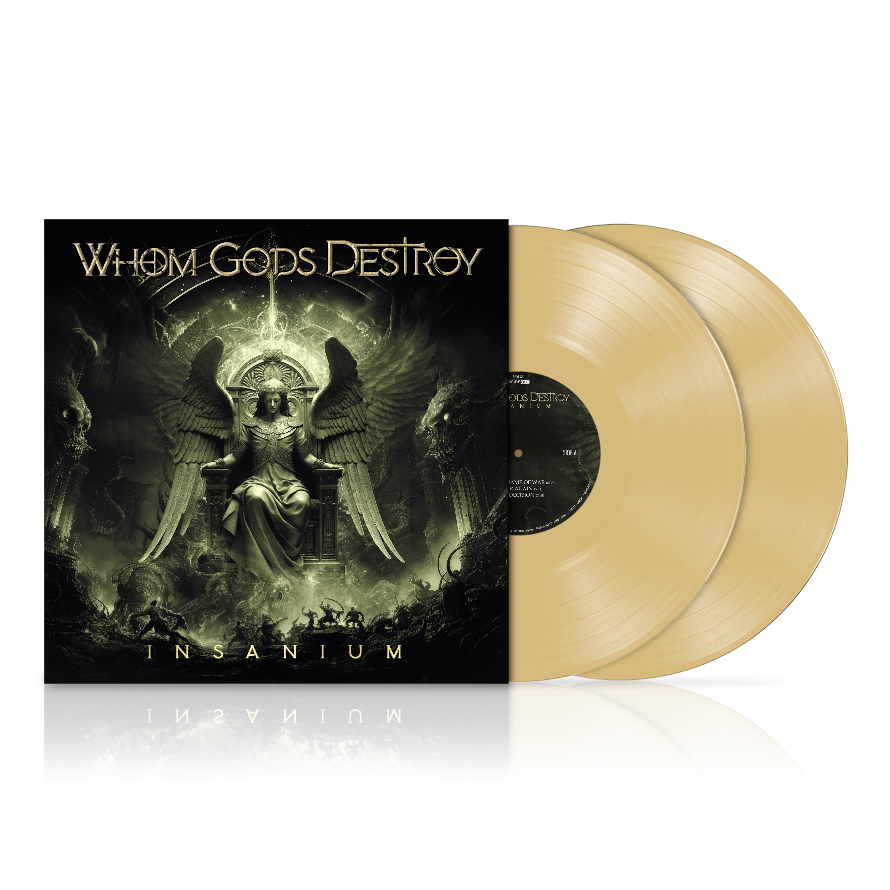 Whom Gods Destroy - Insanium - Custard 2xLP & Booklet – Century Media